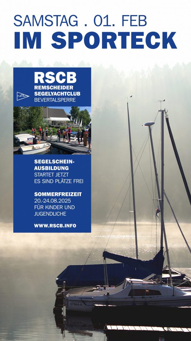 29. Januar 2025 – RSCB – Remscheider Segelyachtclub Bevertalsperre e.V.